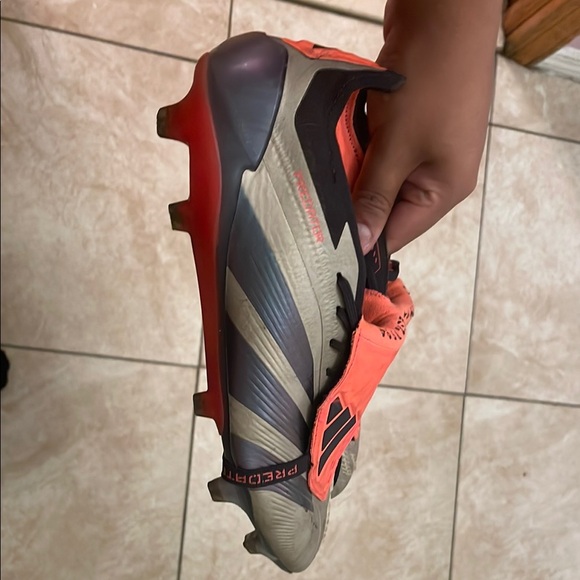 adidas | Shoes | Adidas Mens Predator Soccer Cleats Orange And Gray ...
